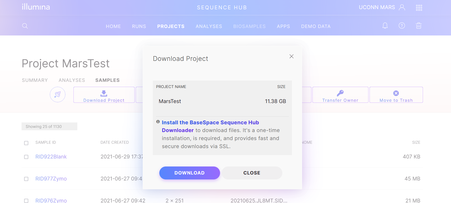 Download raw data from BaseSpace | Microbial Analysis, Resources, and ...